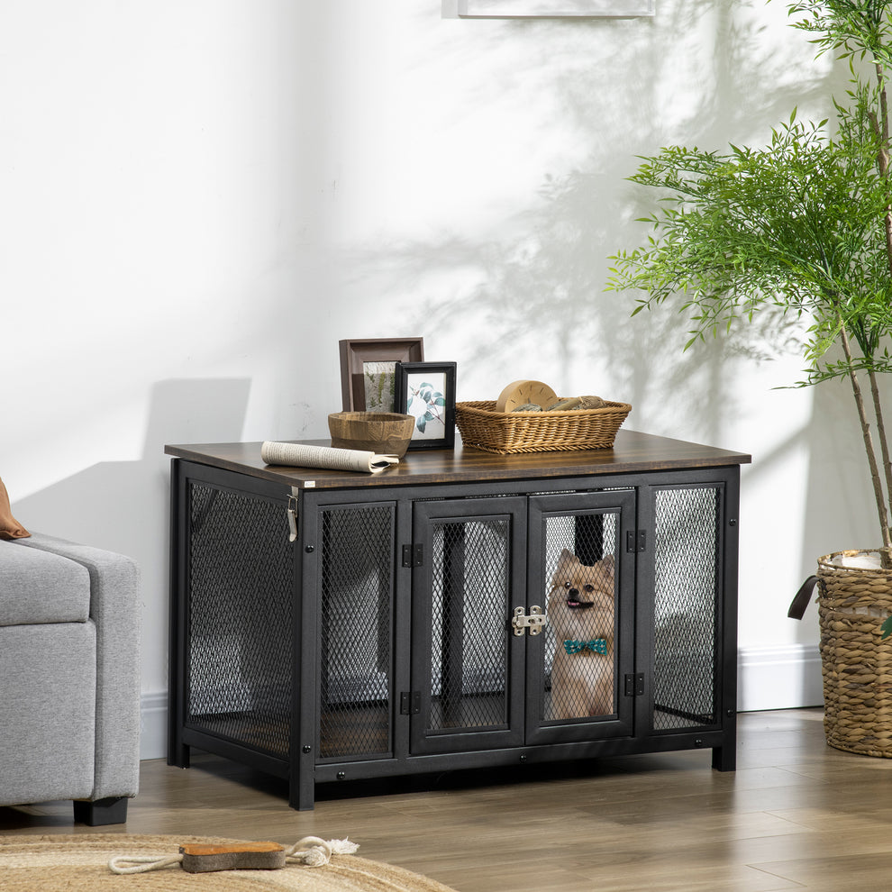 Furniture Style Dog Crate with Openable Top, Big Dog Crate End Table ...